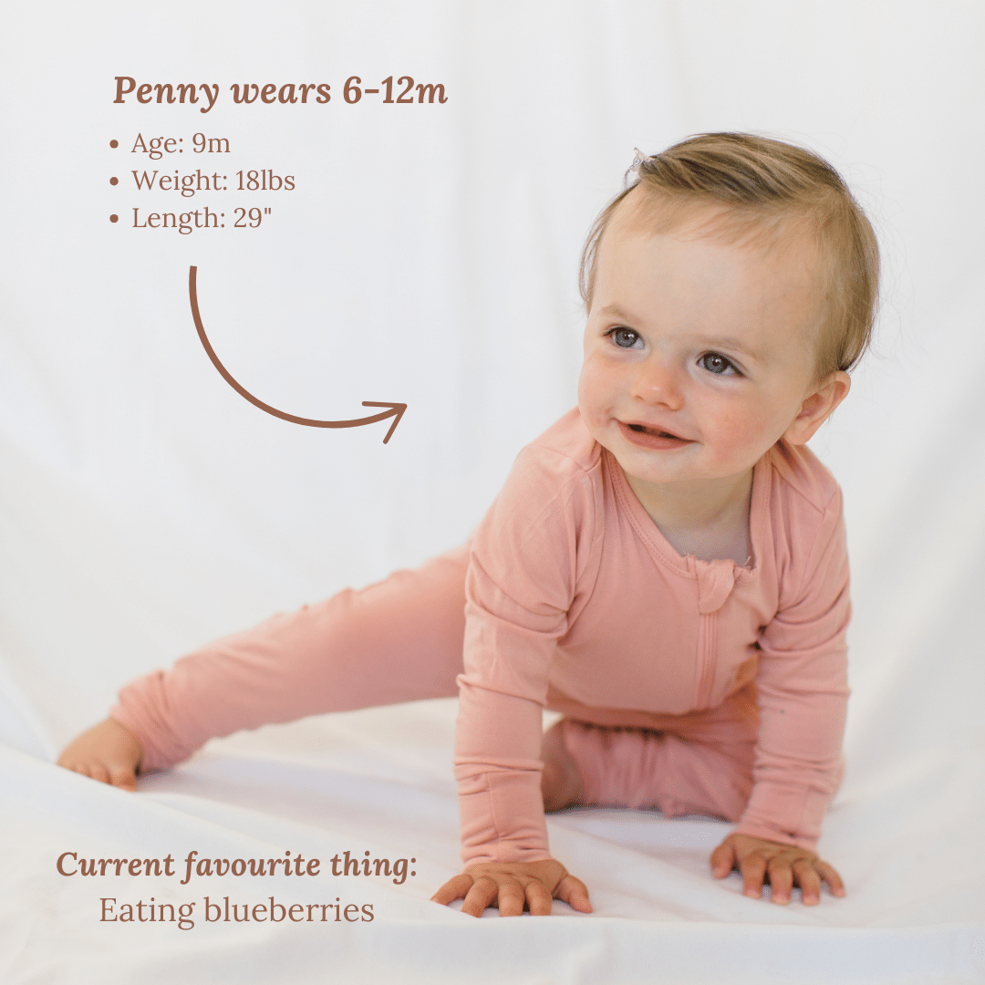 Blush Pink Bamboo Sleeper – Roobear Kids